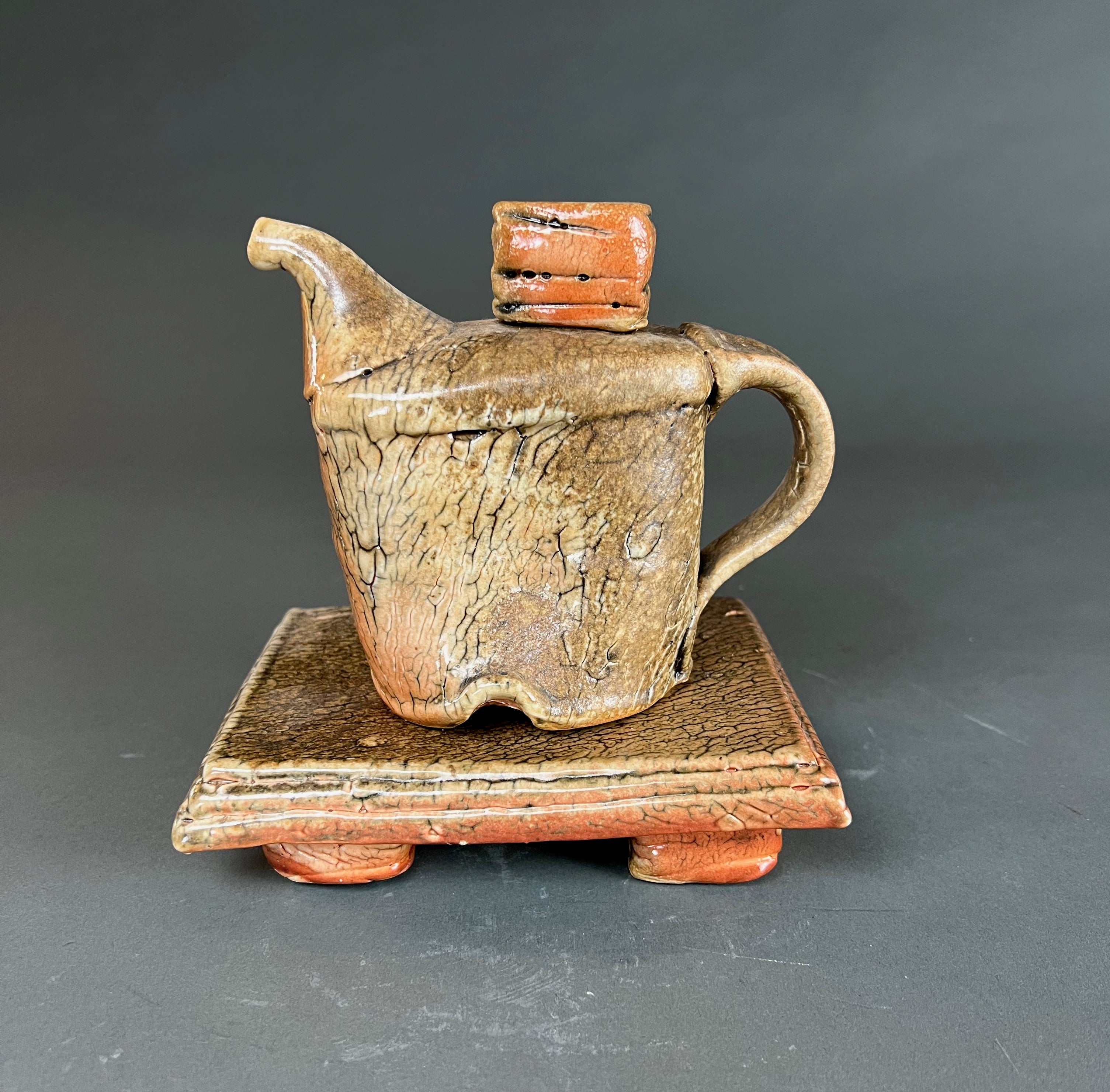 Judith Duff Teapot on Tray | JIM & SHIRL PARMENTIER
